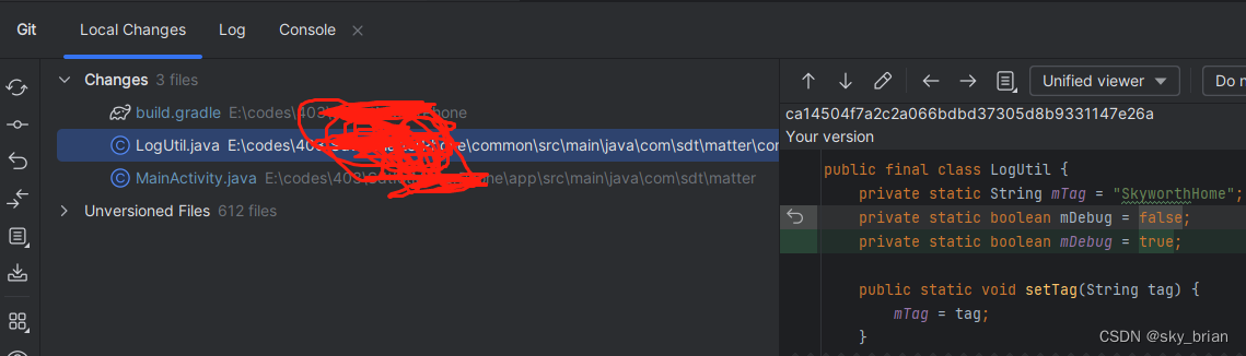 Android Studio 打开Local Changes界面_android studio local change-CSDN博客