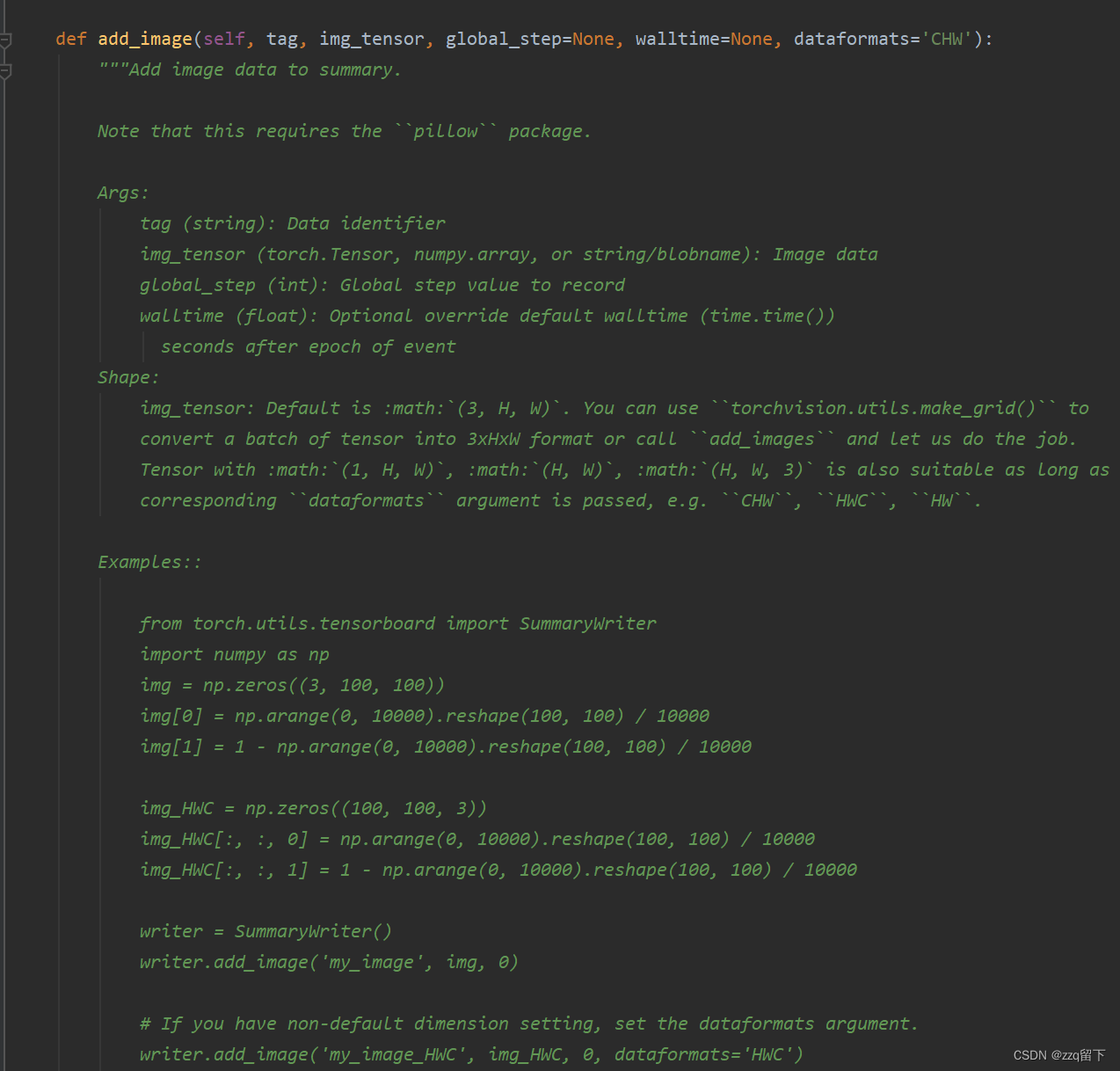 深度学习：pytorch 图片呈现 tensorboard (add_image)控制台自学调试检验，含终极代码_怎样将tensorboard网页中的图片转换为代码-CSDN博客
