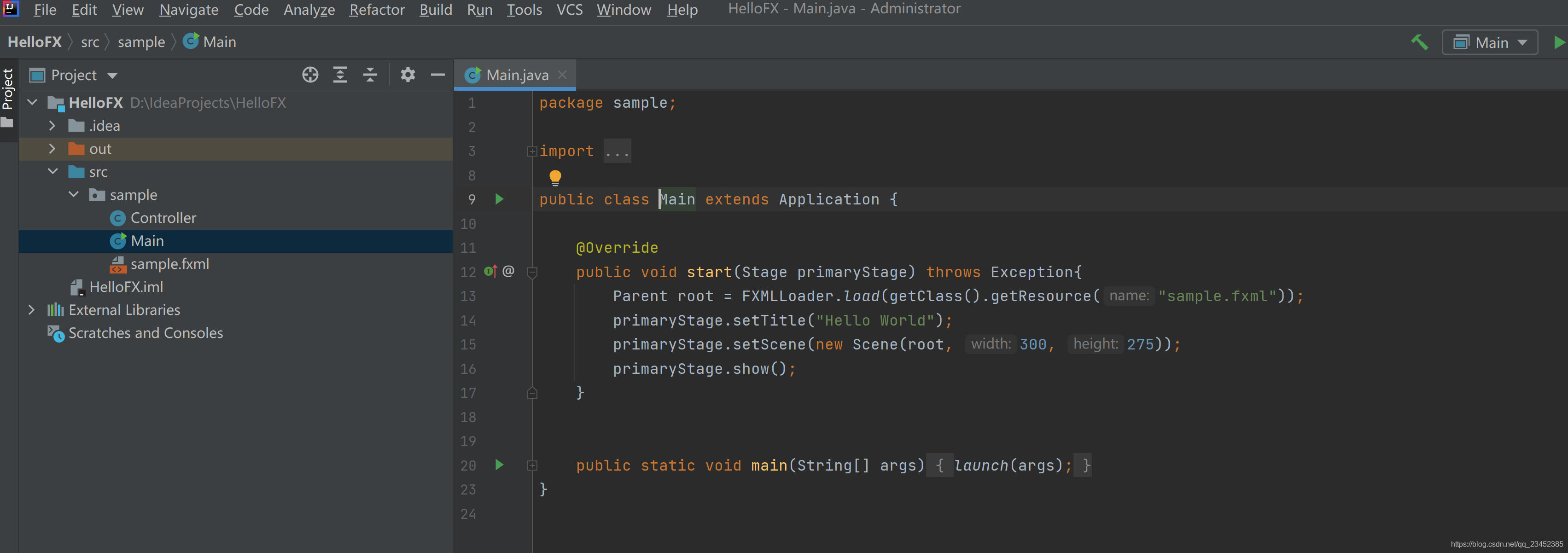 JavaFX: IntelliJ 开发 Window 应用_intellij idea 运用winform开发框架-CSDN博客