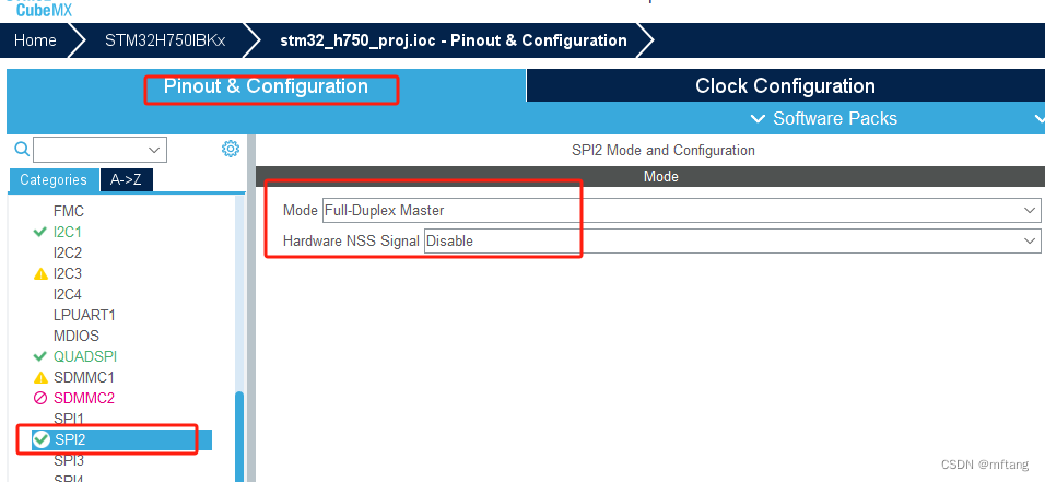 STM32H7串行外设接口（SPI）主从全双工通信模式的用法_stm32h7 spi-CSDN博客