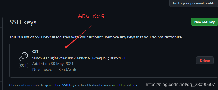 Git、TortoiseGit、SourceTree配置SSH，以及共用同一个公钥_tortoisegit sourcetree-CSDN博客