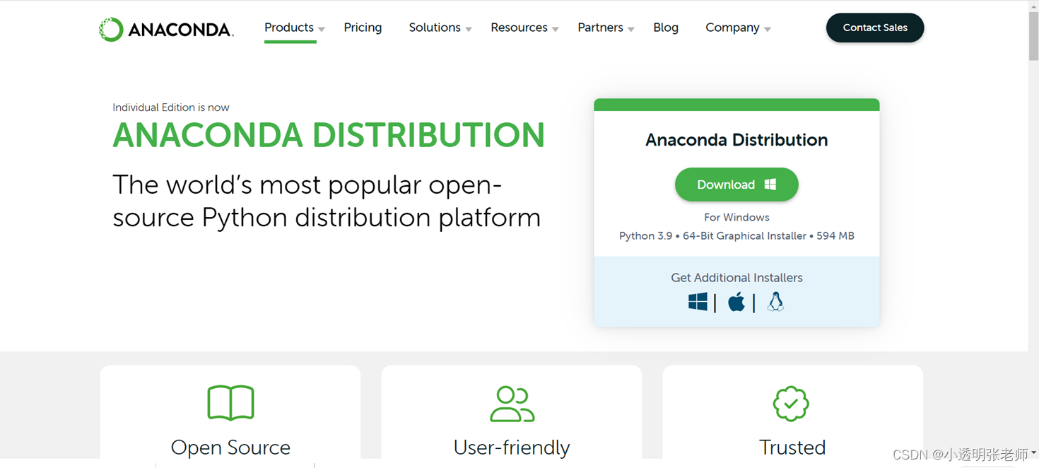 Python初学 Anaconda安装方法_python安装anaconda-CSDN博客