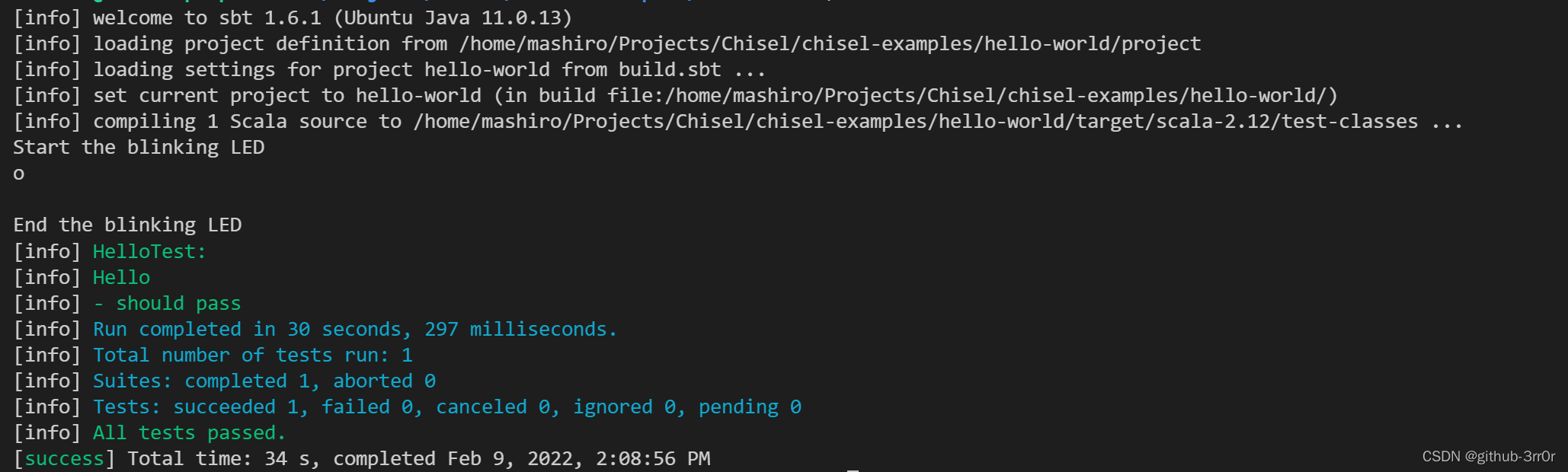 Chisel教程——02chisel环境配置和第一个chisel模块的实现与测试 Csdn博客 3284