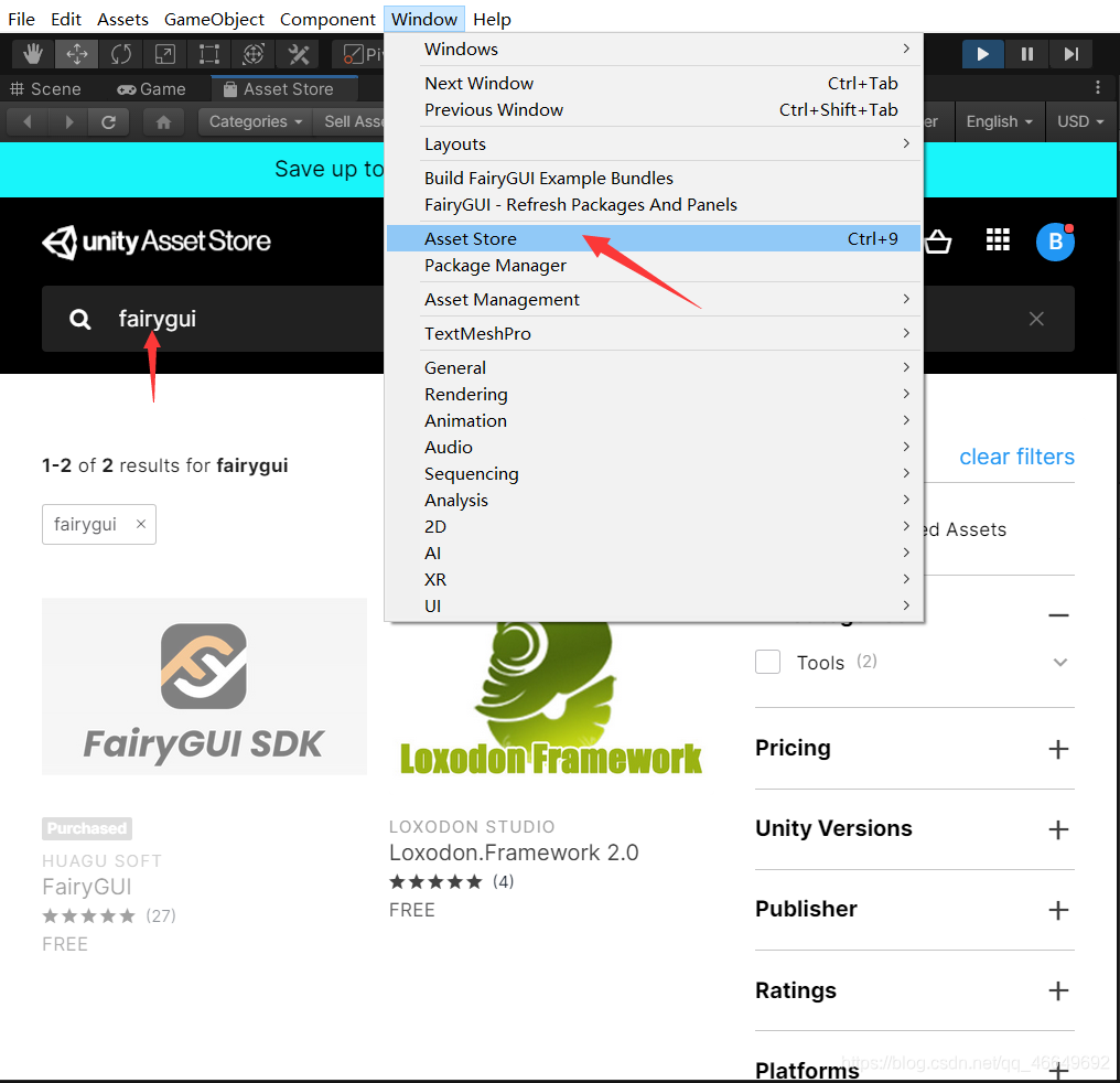 FGUI工程打包发布&导入Unity&将UI显示出来的方式_fairygui打包apk不能显示ui贴图-CSDN博客