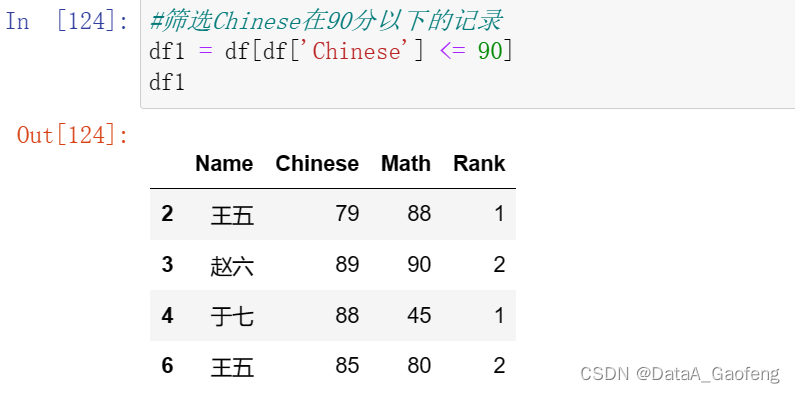 Python 条件筛选/过滤 isin、query、contains、loc、iloc_python isin-CSDN博客