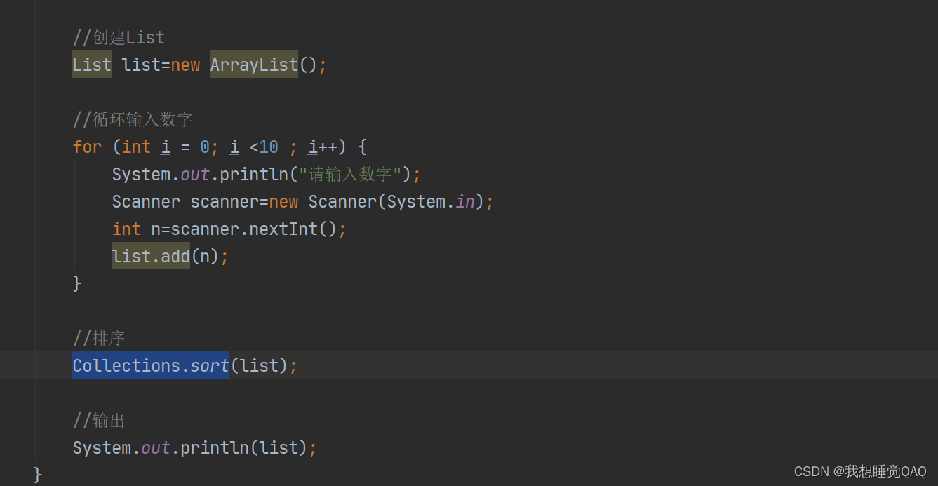 List数字排序方法Collections.sort_collections.sort()按照数字-CSDN博客