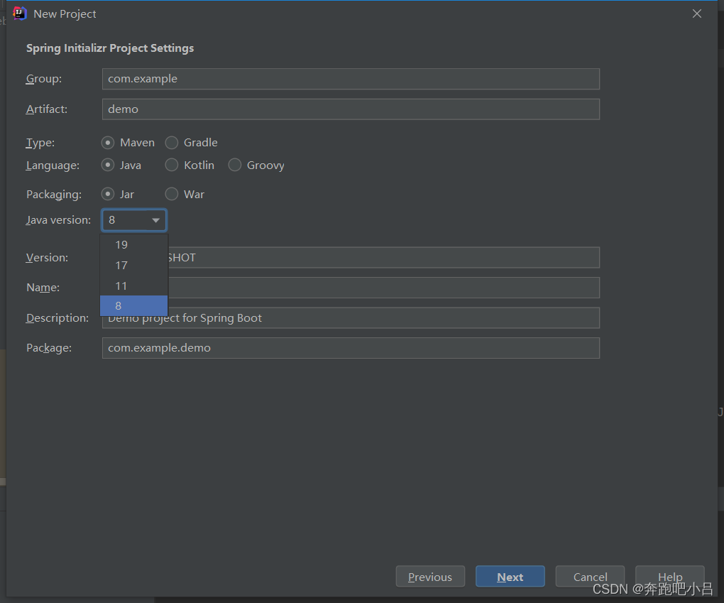 解决idea创建springboot项目时不能选择java8的问题idea20201 Java8 Csdn博客 7348
