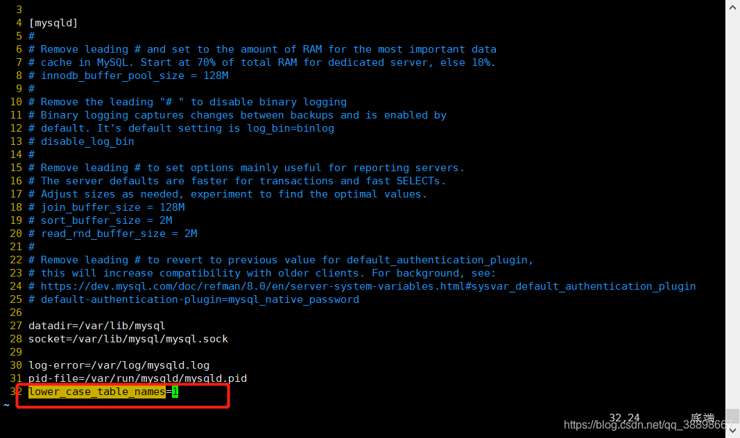 CentOS7 yum安装Mysql8.0.21 设置表名大小写不敏感_centos mysql8 不区分大小写-CSDN博客