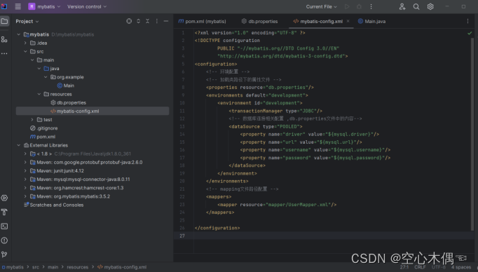 Maven+MyBatis在IDEA中的入门配置与测试,-CSDN博客