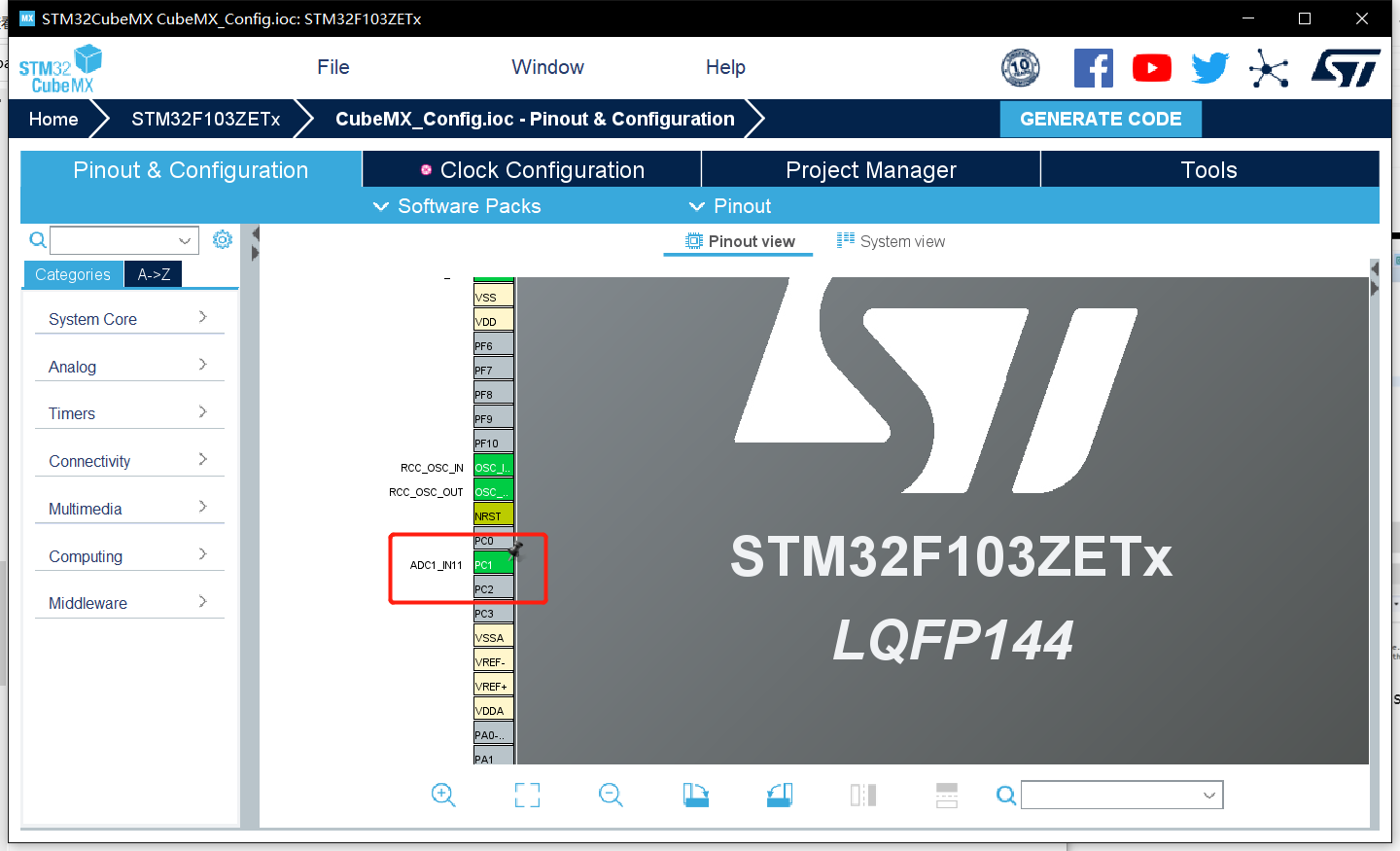 STM32F103战舰V3RTT——ADC采集应用_stm32f103 adc采样程序-CSDN博客