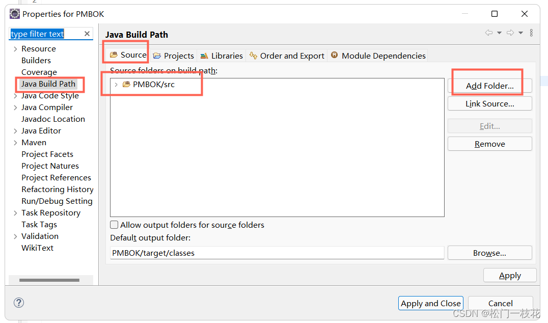 解决the resource is not on the build path of a java project-CSDN博客