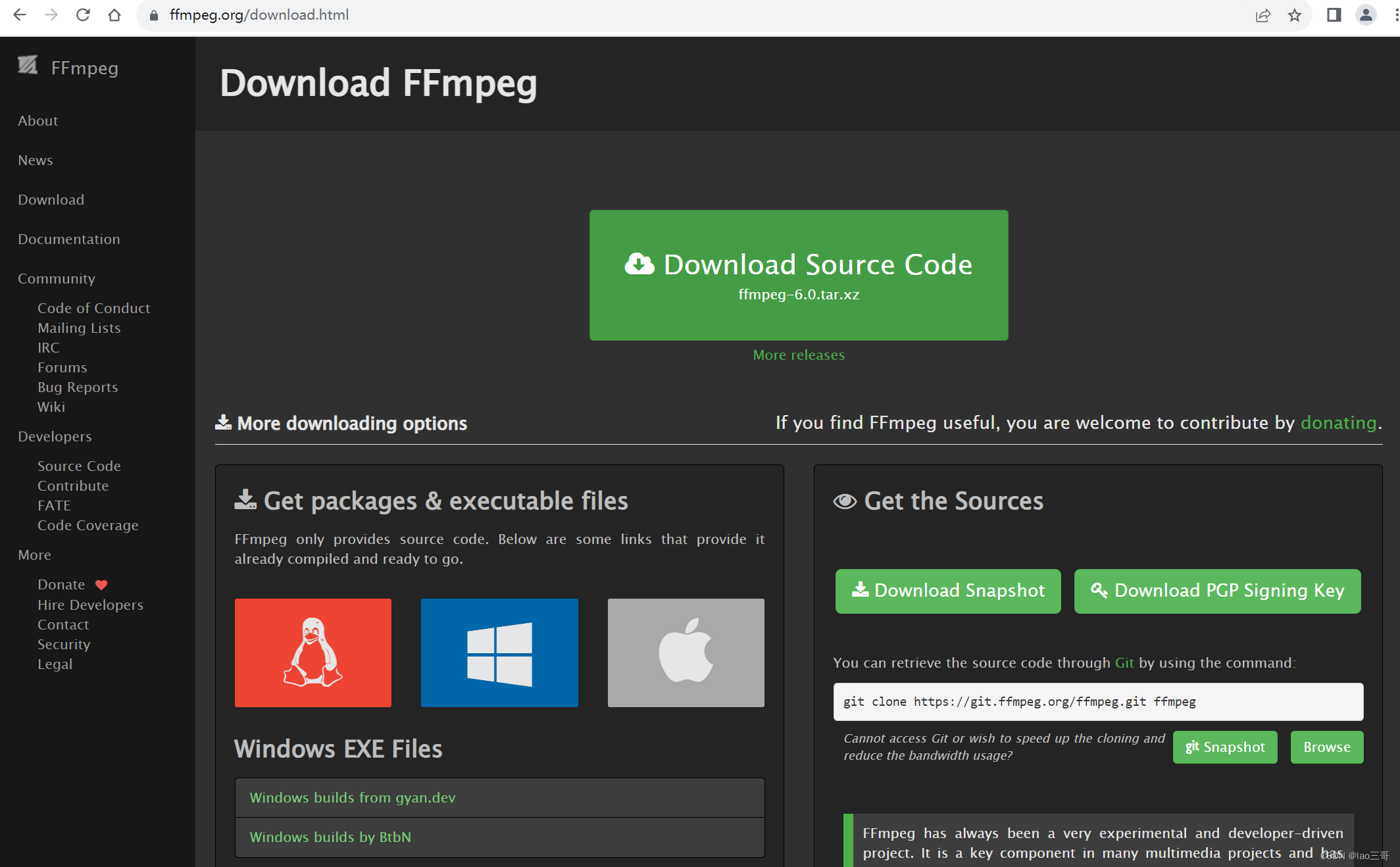 ffmpeg6.0环境搭建_ffmpeg6.0安装-CSDN博客