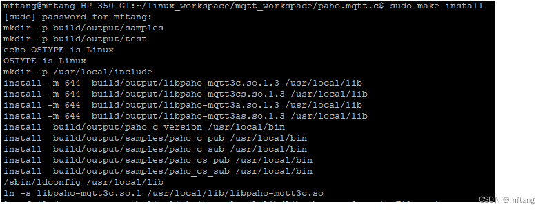 Linux环境下使用Eclipse Paho C 实现（MQTT Client）异步订阅Message_paho mqtt客户端关闭 linux-CSDN博客