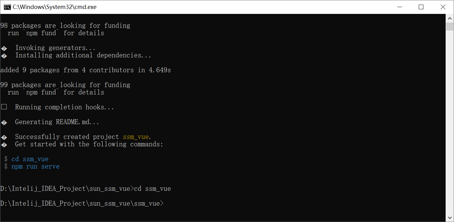SSM整合项目（Vue3环境搭建）_ssm+vue-CSDN博客