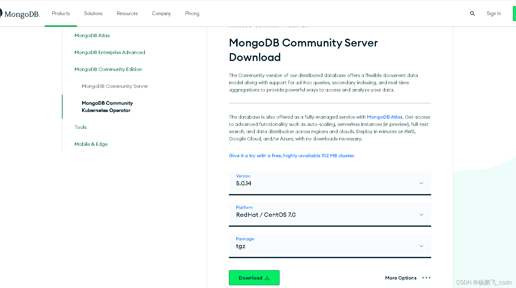 mongodb 5.0.14 副本集 安装 单机版 记录_mongodb 5.0.14 linux安装-CSDN博客