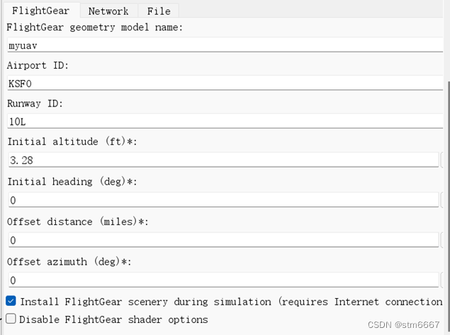 simulink和flightgear联合仿真（导入四旋翼模型进行仿真）_simulink里flight-CSDN博客