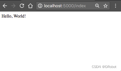一个“Hello, World”Flask应用程序_flask应用程序包。-CSDN博客