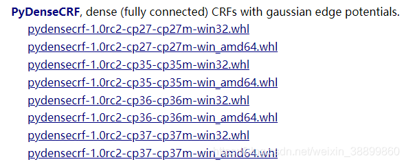 win10+python3.7环境下安装pydensecrf（实测有效！）_pydensecrf清华安装-CSDN博客
