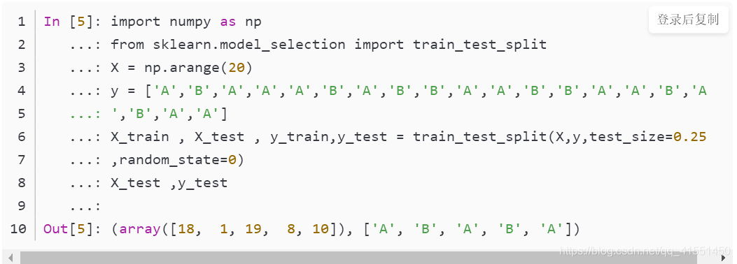 sklearn的train_test_split()各函数参数含义解释_设置stratify参数,可以处理数据不平衡问题-CSDN博客