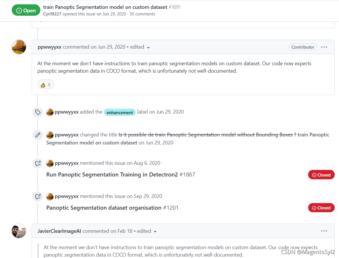 【Detectron2-Panoptic Segmentation训练自定义数据集】利用Detectron2全景分割模型训练自定义数据集_如何自定义全景分割数据集-CSDN博客