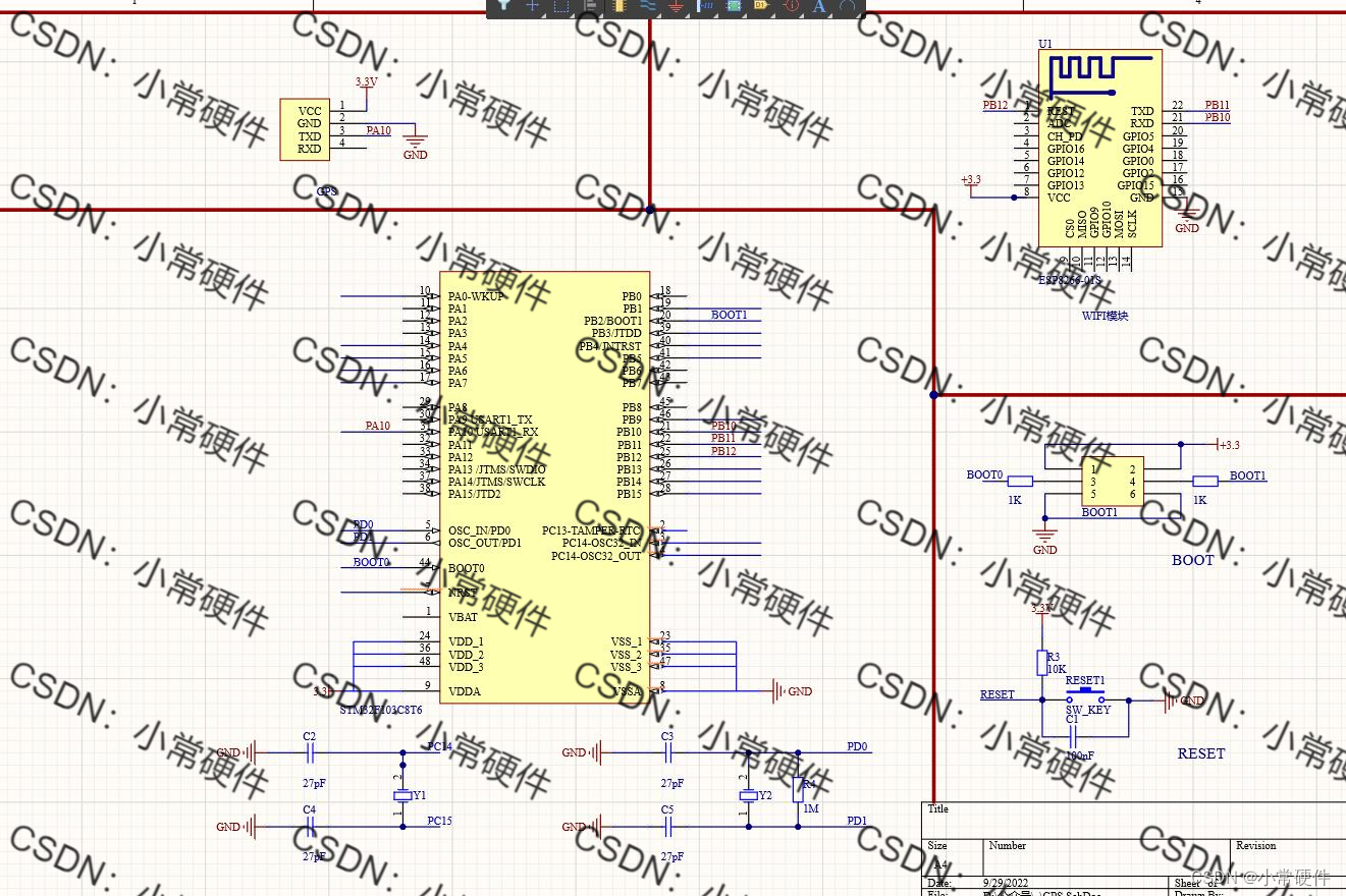 STM32开发实例 基于STM32单片机的位置采集系统_系统内可以通过esp8266无线传输模块将gps传回来的数据在-CSDN博客