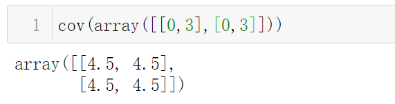numpy中的cov以及参数rowvar-CSDN博客