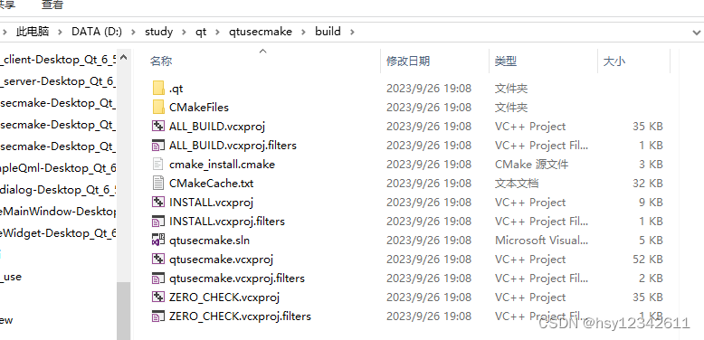 CMake报错处理：Could not find a package configuration file provided by “QT“ with any of-CSDN博客
