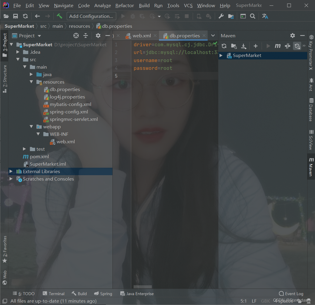 《超市订单管理系统》-SSM框架的学习与应用(Spring + Spring MVC + MyBatis)-Java EE企业级应用开发学习记录（第十二天）三个框架的整合，进行Web项目开发 ...