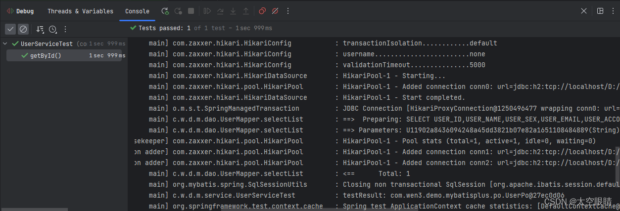 【SpringBoot】整合Mybatis-Plus并输出SQL日志_springboot 集成mybatisplus 打印日志-CSDN博客