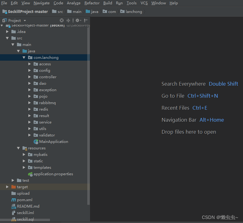 SpringBoot+RabbitMQ+Redis 开发一个秒杀系统，细节打满（附源码）_sec-kill-product-master-CSDN博客