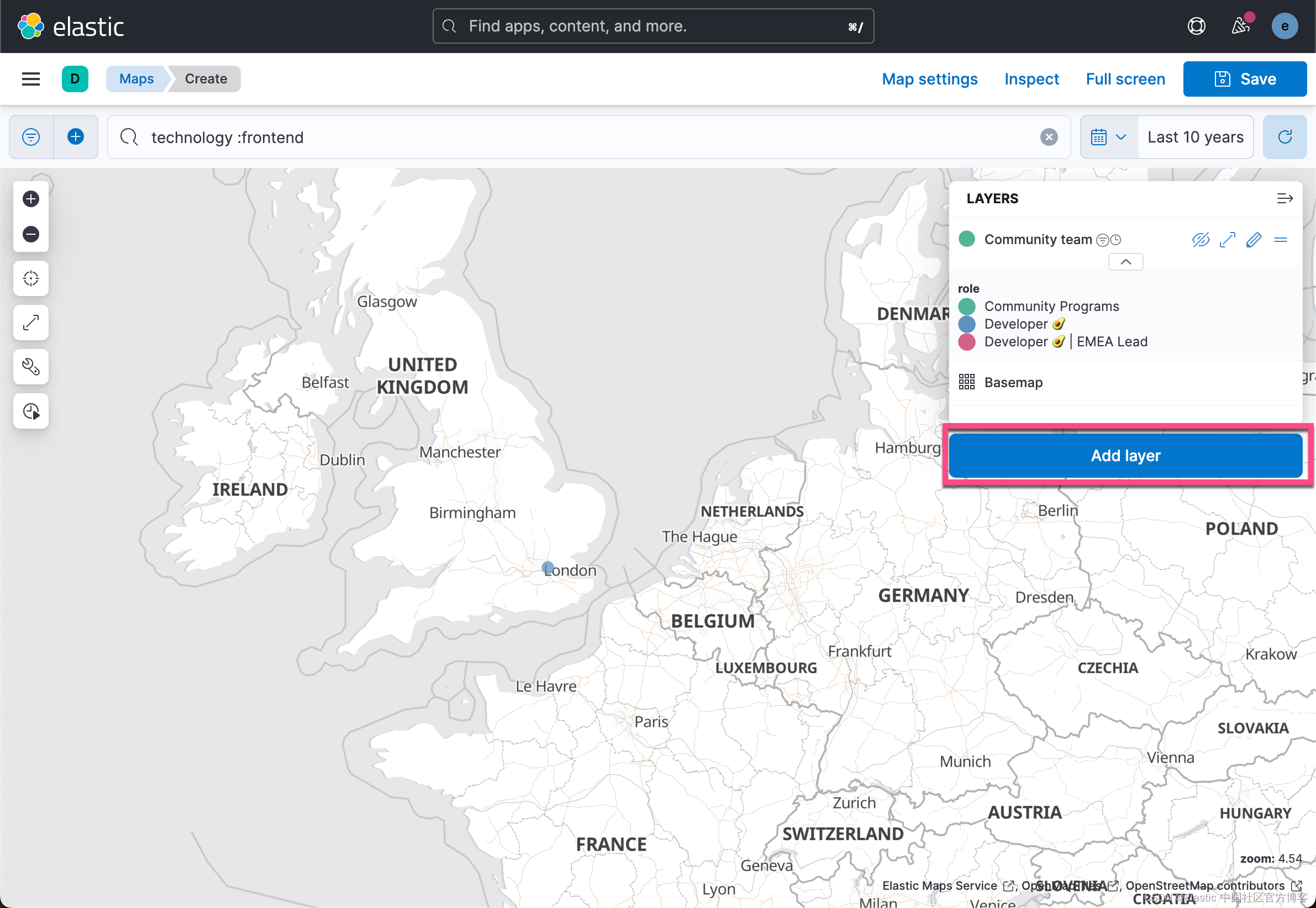 Kibana：使用 Maps 来显示分布式的团队_kibana maps-CSDN博客