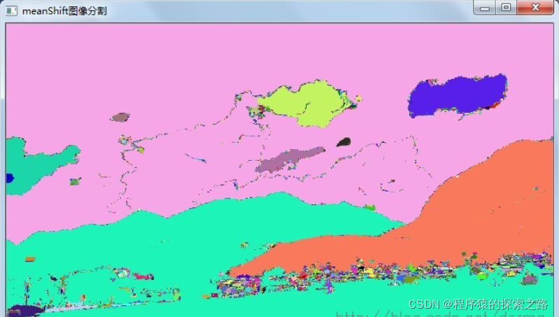 【笔记】Opencv 均值漂移pyrMeanShiftFiltering彩色图像分割流程剖析_cv2.pyrmeanshiftfiltering-CSDN博客