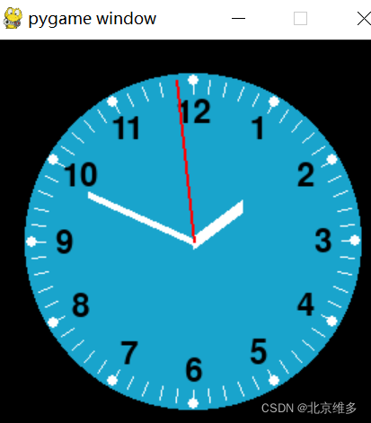 python pygame 做的实时时钟analog clock（附免费全部代码）_pygame中clock-CSDN博客
