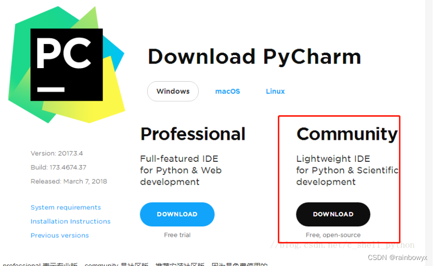 python和pycharm在windows的环境配置安装以及用pycharm写代码（已备）_dowonload pycharm-CSDN博客