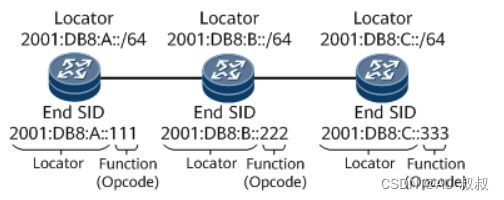 1.3 SRv6 Segment 与 各类SID_end.x sid-CSDN博客