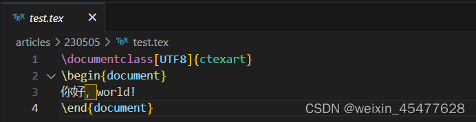 使用VSCode借助TEXlive编写Latex文档及常见Latex操作_vscode latex-CSDN博客