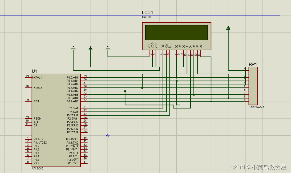 Proteus仿真之LCD1602_proteus仿真lcd1602-CSDN博客