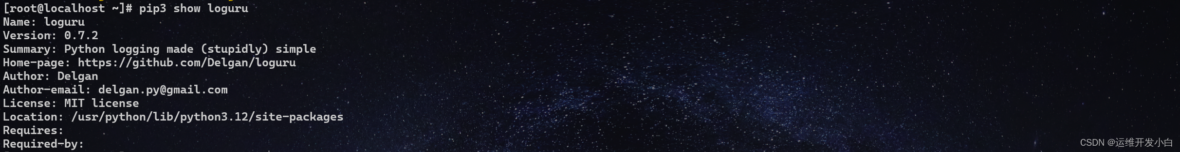 Python的Loguru模块_python loguru-CSDN博客