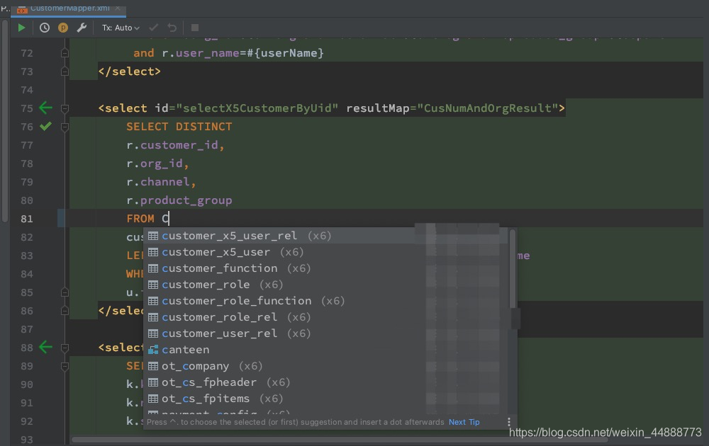 IDEA连接数据库，xml中直接写sql_idea 链接数据库后快速写xml sql-CSDN博客