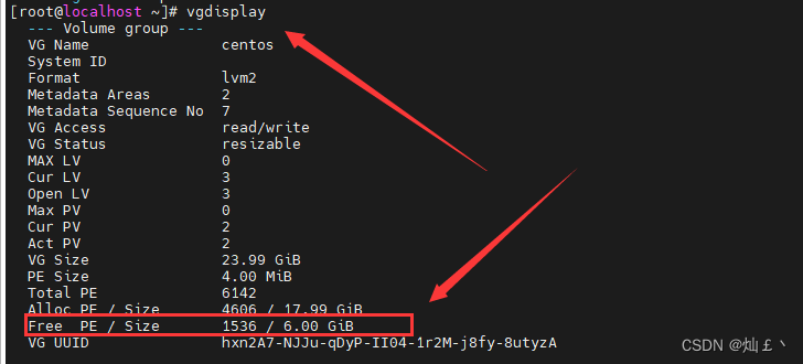 动态扩容Linux根目录 (解决/dev/mapper/centos-root 占用了过高问题)_linux centos-root-CSDN博客