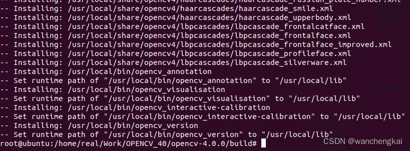 Ubuntu20.04编译安装opencv4.0.0和opencv_contrib4.0.0_ubantu20.04 opencv4.0-CSDN博客