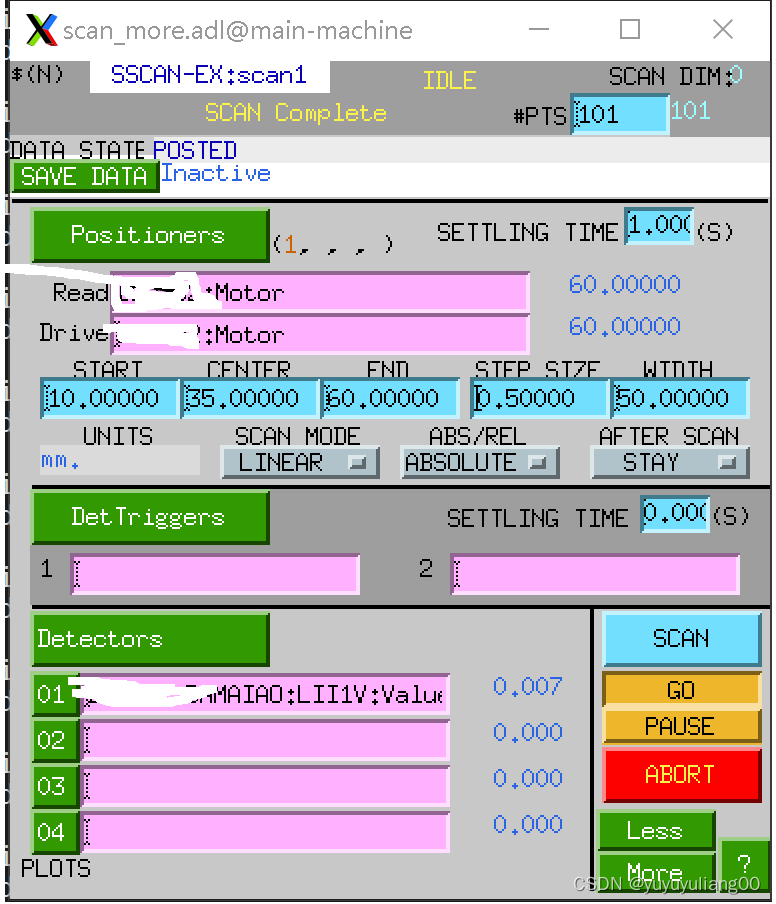 EPICS sscan模块的安装和初步使用_epics base7 怎么使用sscan-CSDN博客