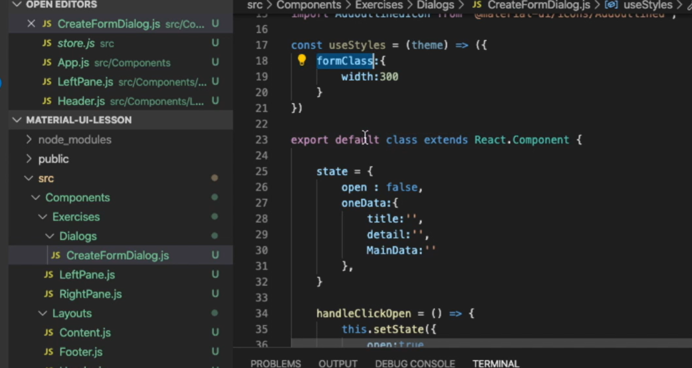 前端学习笔记202306学习笔记第五十四天 Reactjs And Material Ui之dialog表单提交icon样式事件,删除功能2