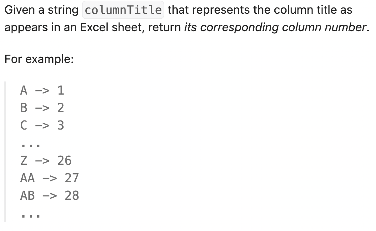 0171_Excel-Sheet-Column-Number【S】-CSDN博客