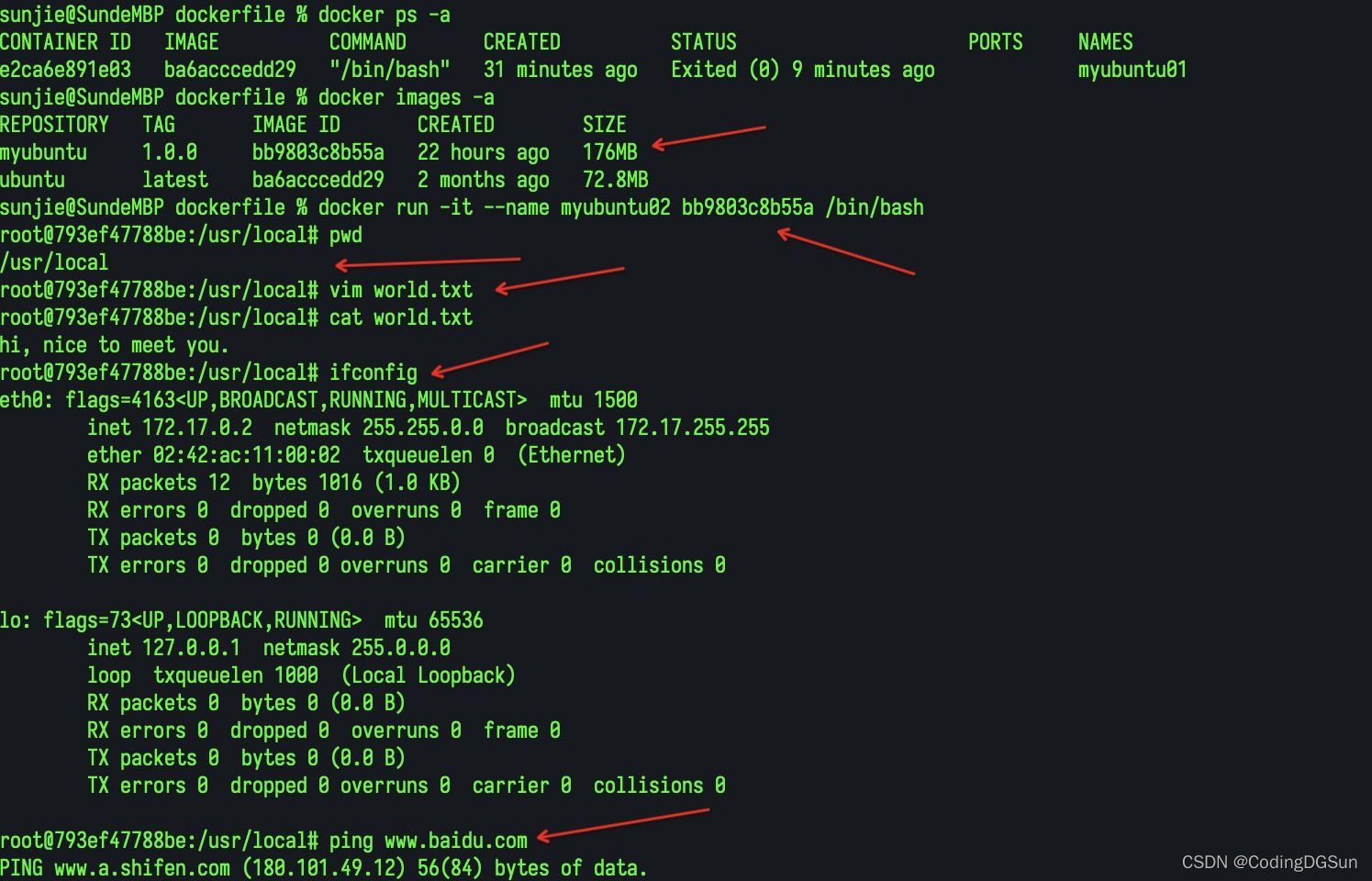 Dockerfile创建Ubuntu镜像实践_dockerfile ubuntu-CSDN博客