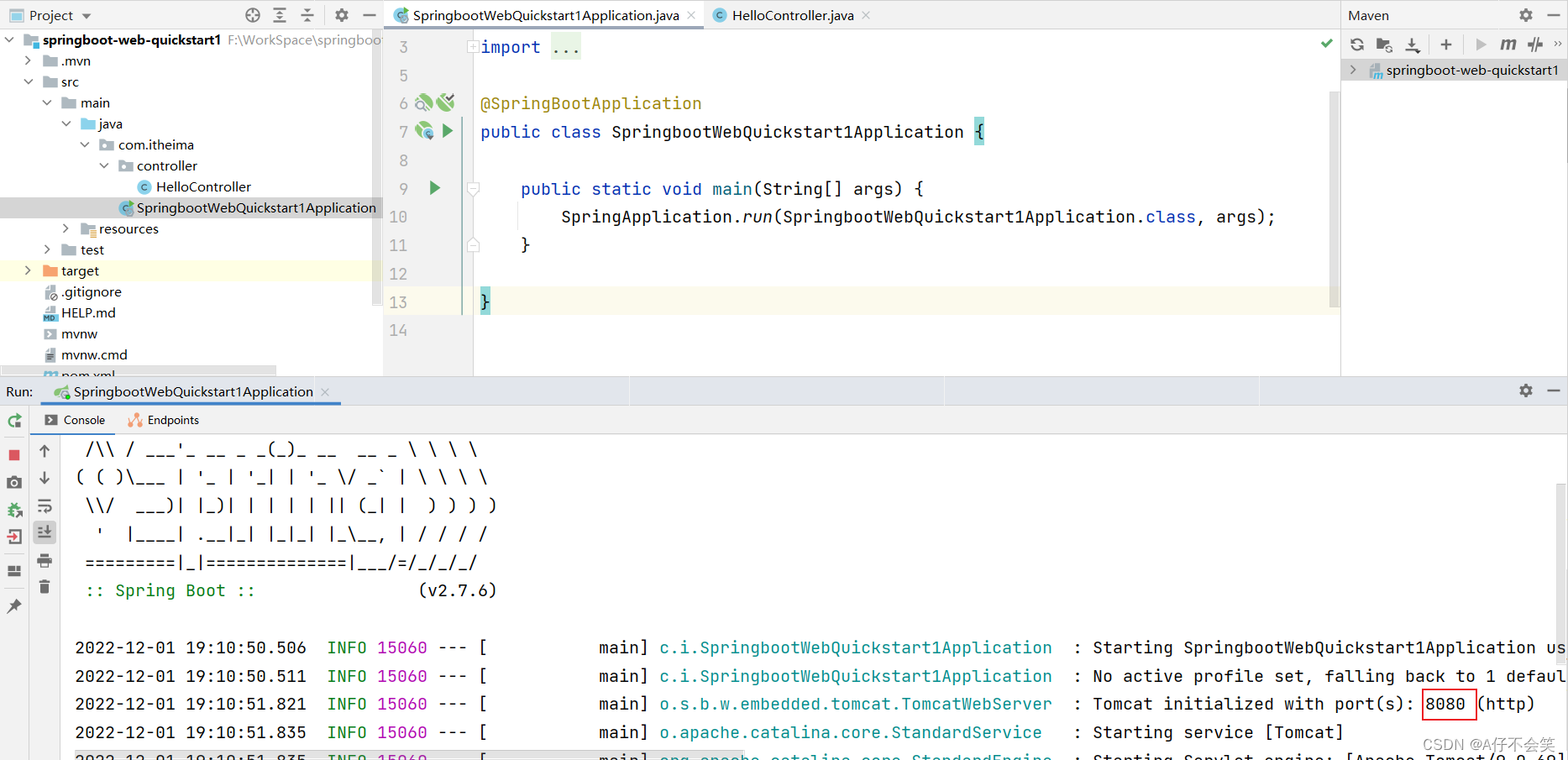 【JavaWeb】Day24.Web入门——SPringBootWeb入门-CSDN博客