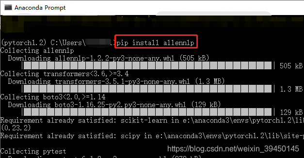 安装allennlp库_error: no matching distribution found for torch==1-CSDN博客