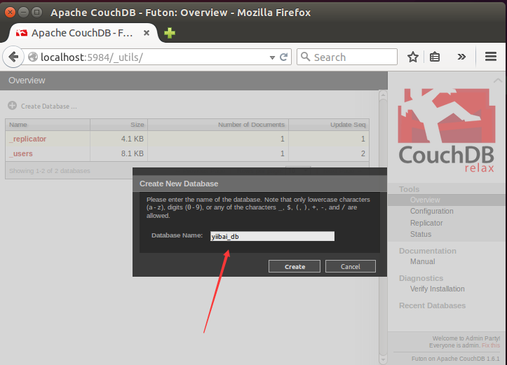 CouchDB创建数据库_创建coursedb数据库怎么创建-CSDN博客