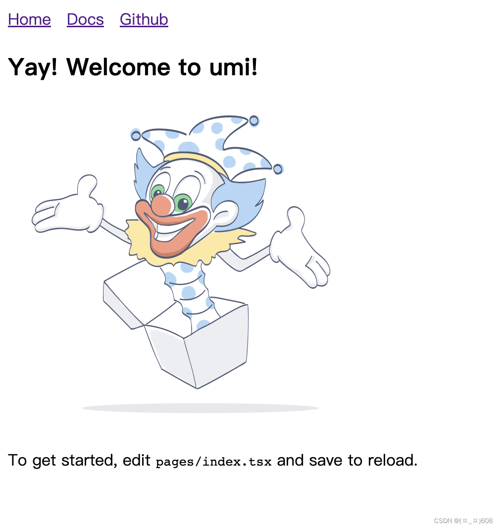 使用umi搭建react项目_pick npm client-CSDN博客